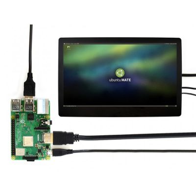 7 Inch HDMI IPS LCD Ekran (H) - Muhafazalı - Raspberry Pi Uyumlu ...