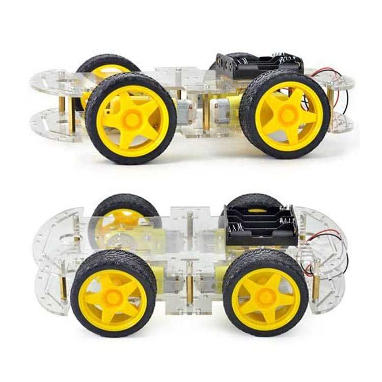Buy 4WD Robot Car Platform at Affordable Price - Direnc.net®
