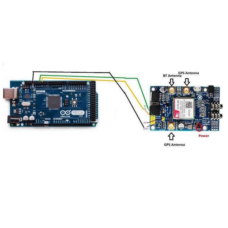 SIM808 Arduino - Raspberry Pi GSM - GPS - GPRS Development Module (IMEI ...