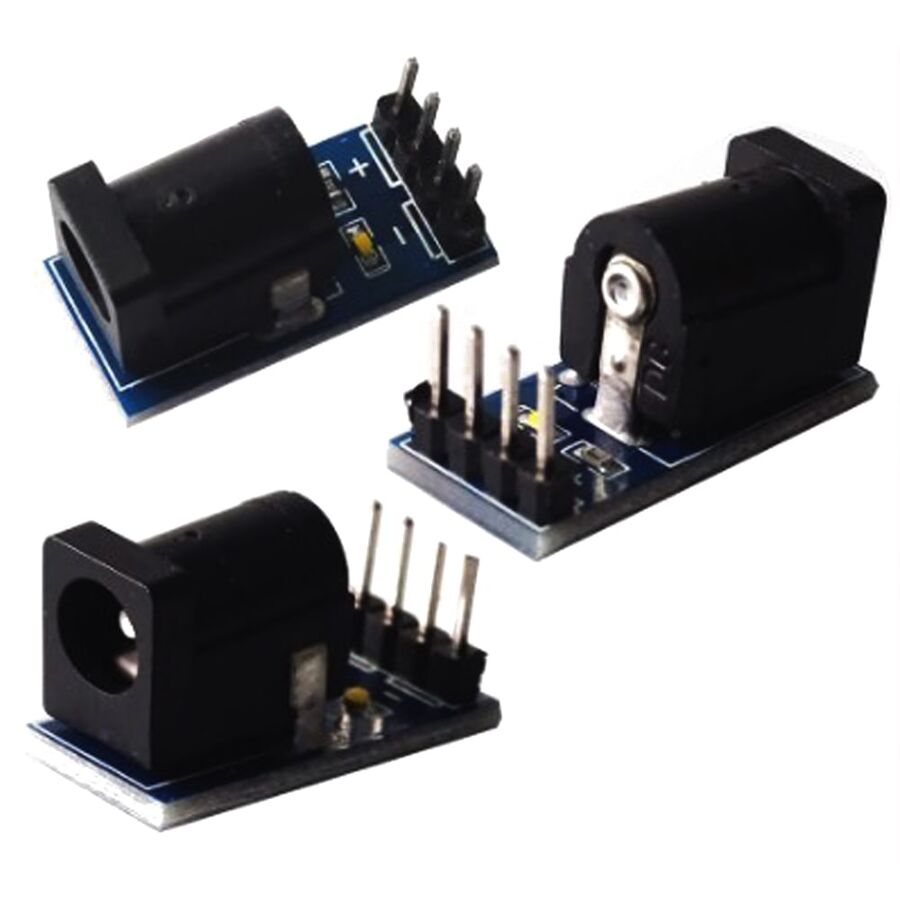 DC-005 5.5 x 2.1mm black DC power adapter jack socket module buy at ...