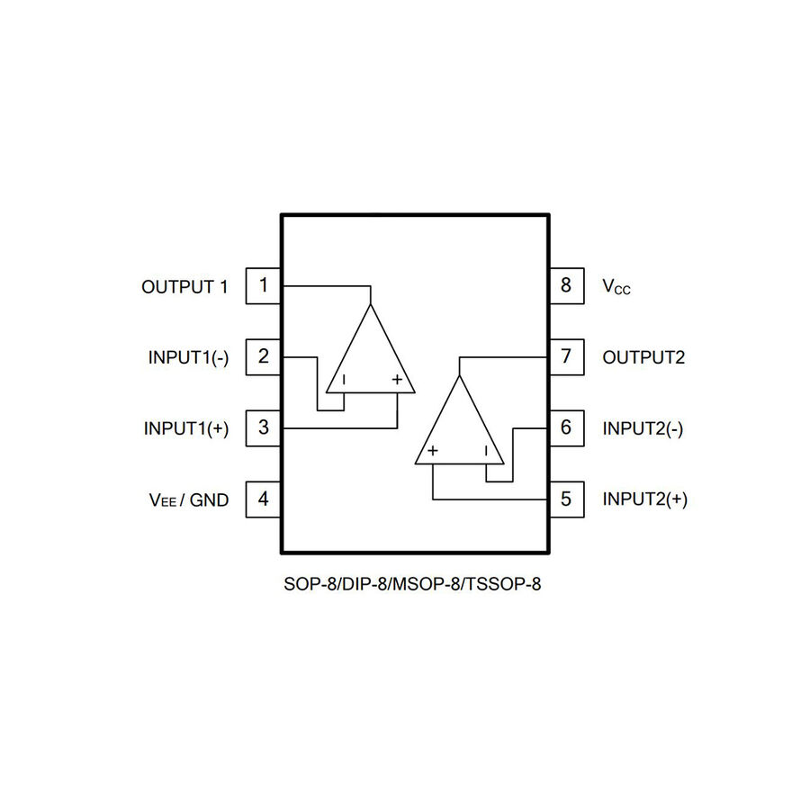 LM358L-D08-T DIP-8 Op-Amp Entegresi Uygun Fiyatıyla Satın Al - Direnc.net®