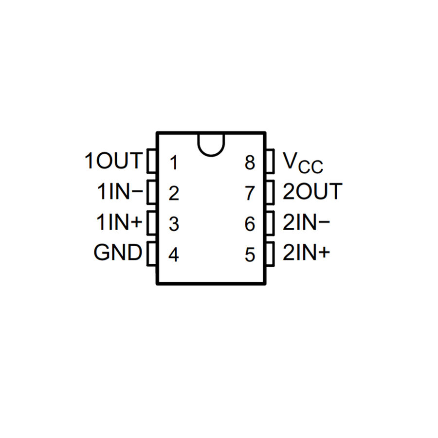Buy LM393P Comparator Integrator PDIP-8 at an affordable price - Direnc.net®