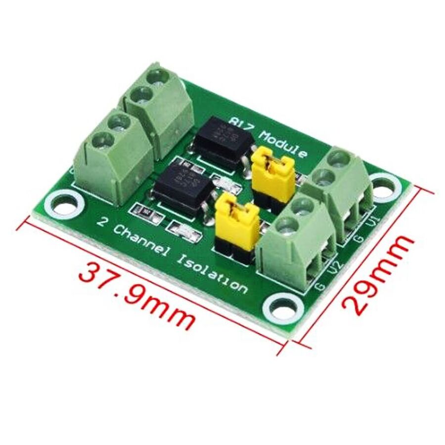 Buy module for PC817 2 channel optocoupler isolation with affordable ...