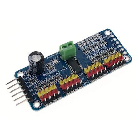 PCA9685 16 Kanal 12 Bit PWM - Servo Motor Sürücü Devresi I2C Modülü ...