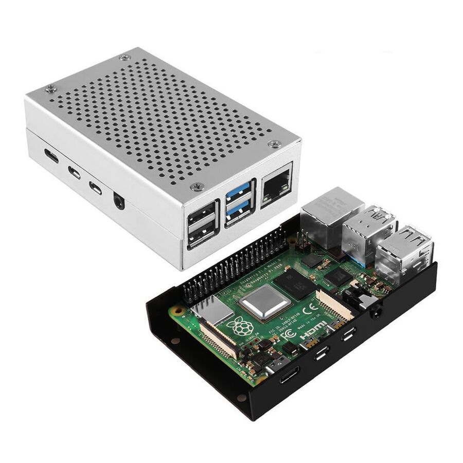 Raspberry Pi Aluminum Metal Case - Enclosure Box Buy With Affordable ...