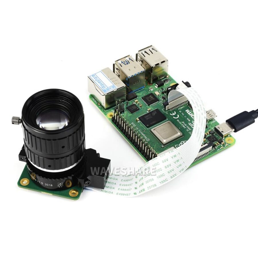 Raspberry Pi high quality camera 35mm telephoto lens buy at affordable ...